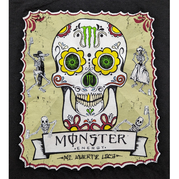 Monster Energy | Shirts | Monster Energy Drink T Shirt Xl Mi Muerte ...